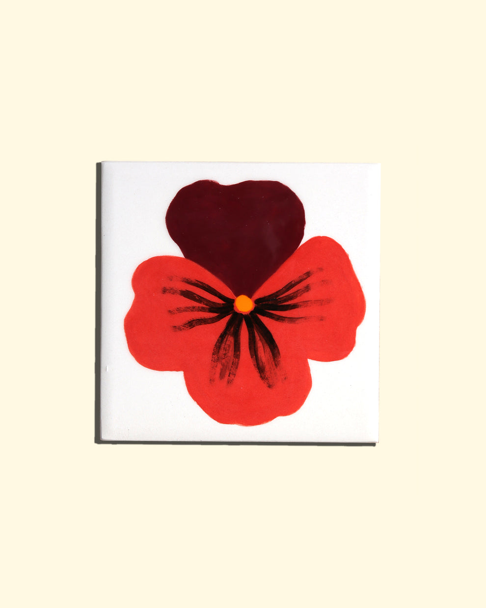 'Pansy 1' tile – Hal Haines Studio